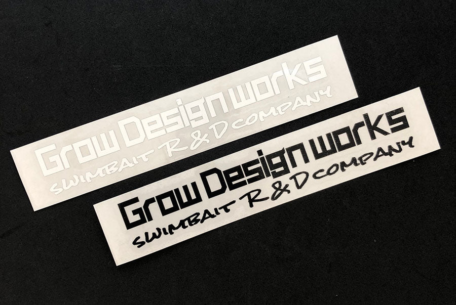 Grow Design works logo cutting sticker